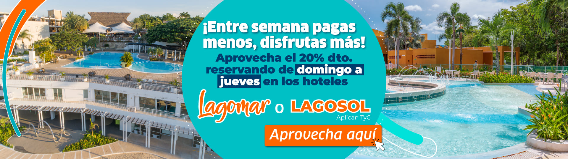 Hotel y parque acuático Lagosol | Turismo Compensar